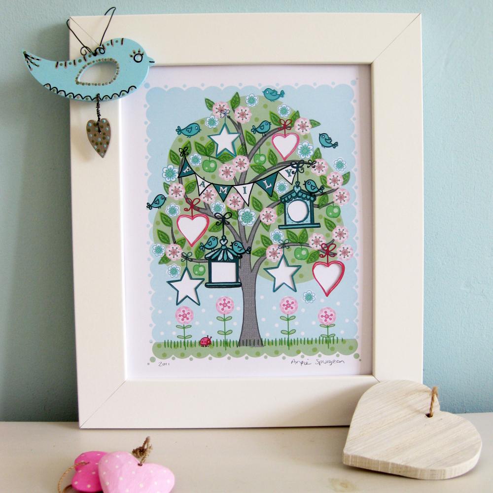 'family Tree' A4 Unframed Print on Luulla