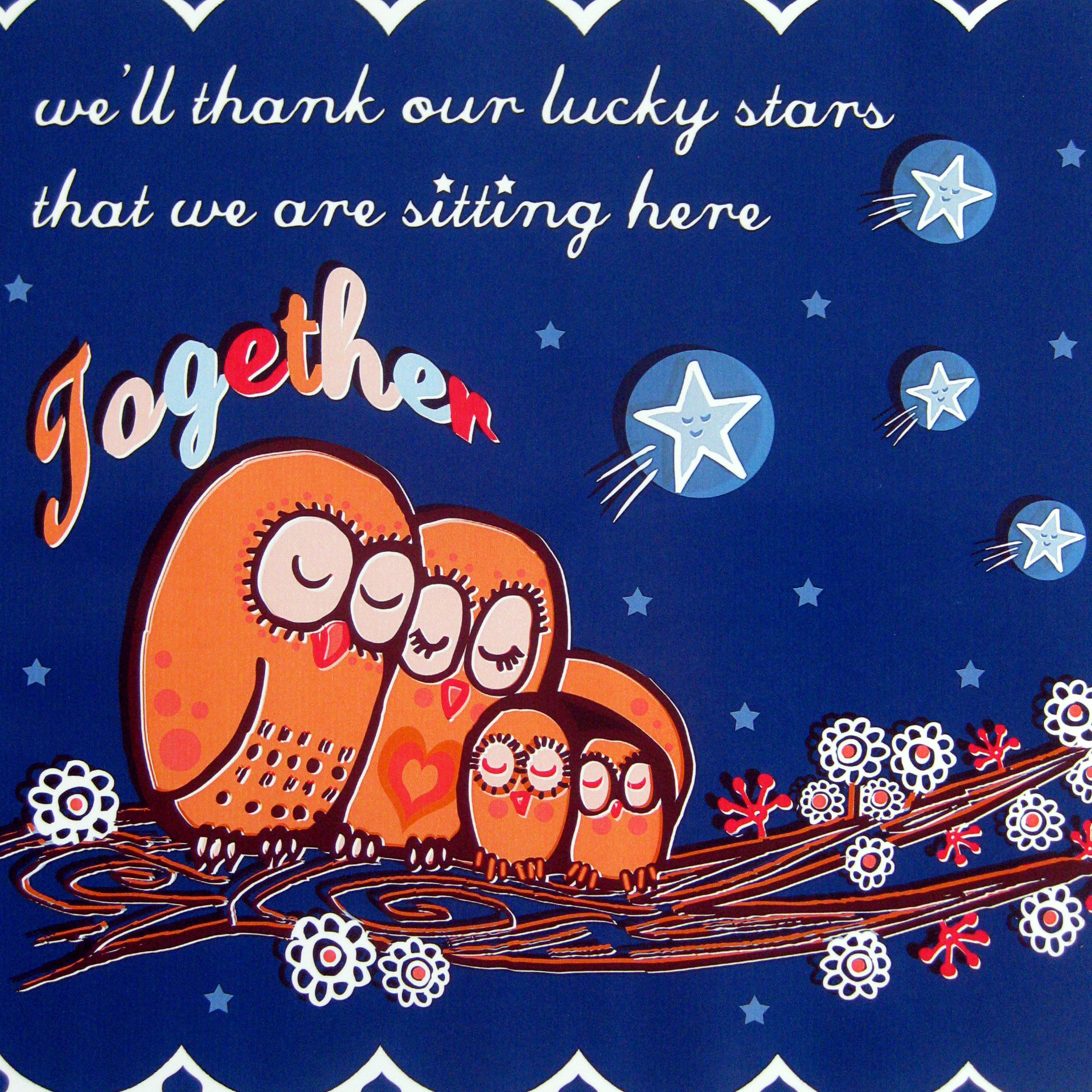 'lucky Stars' A4 Unframed Print on Luulla